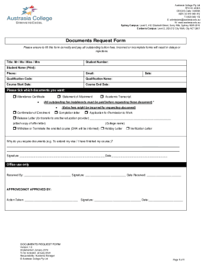 Fillable Online OFFICE REQUEST FORM Fax Email Print - pdfFiller