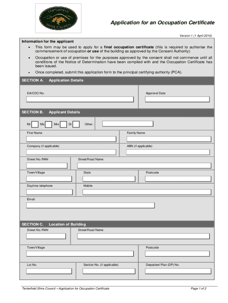 Fillable Online DA Notice of Determination. Council Notice of ...
