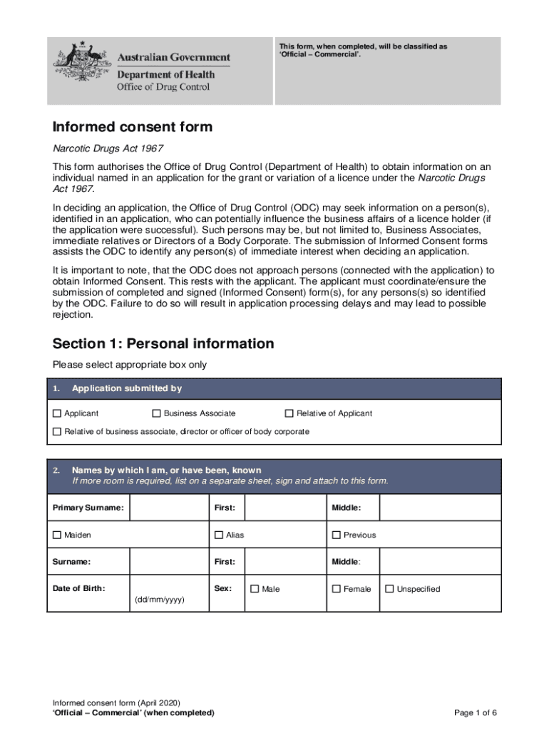 Fillable Online Informed consent form. form Fax Email Print - pdfFiller