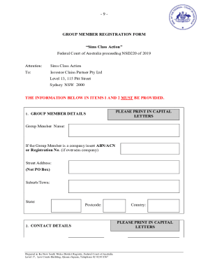 Fillable Online 200821 - SGM - Notice to Group Members.pdf Fax Email ...