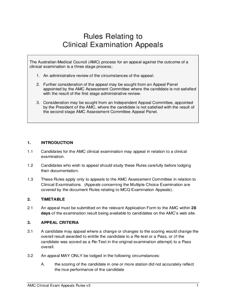 Fillable Online AMC forms - Australian Medical Council Fax Email Print ...
