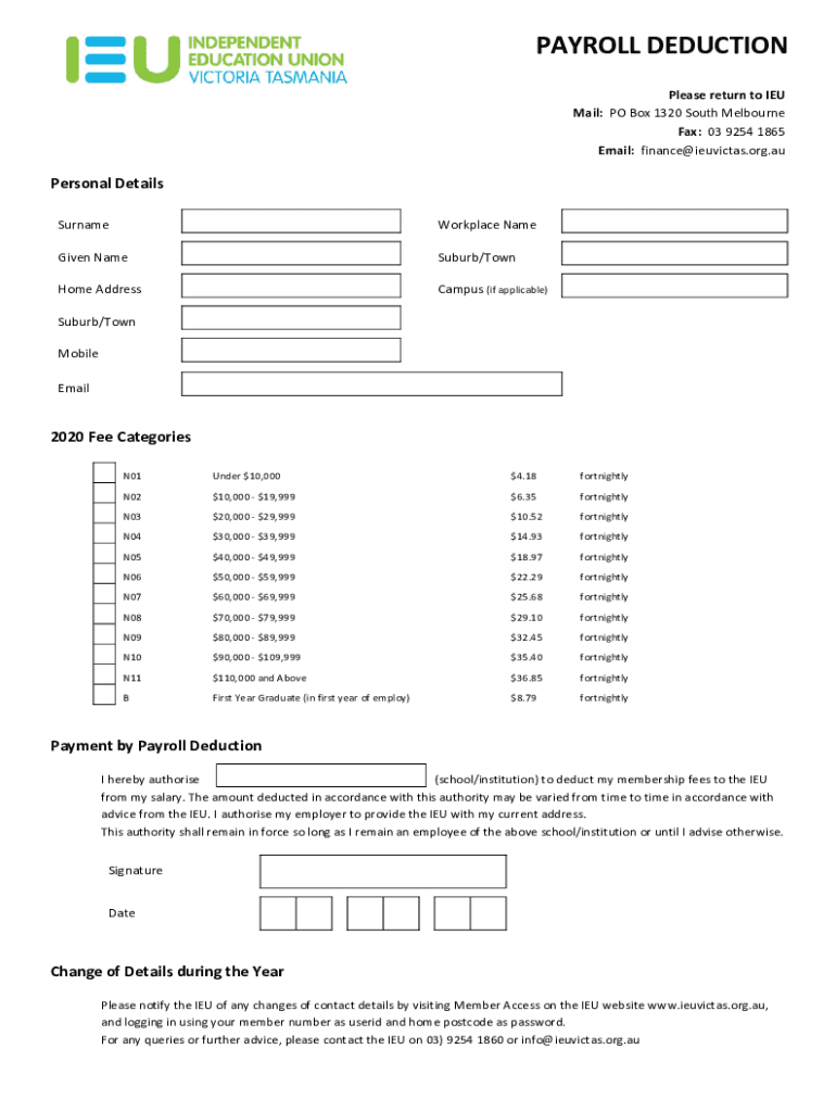 Fillable Online 2020 IEU PRD FORM.docx Fax Email Print - pdfFiller