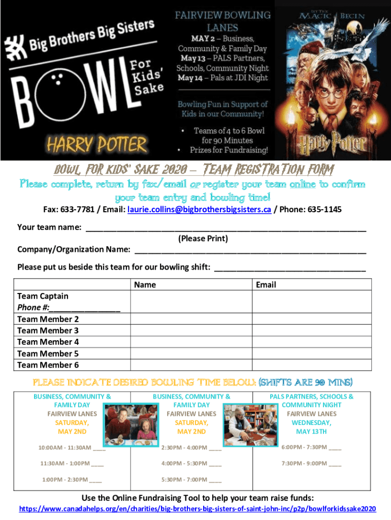 Fillable Online Please complete, return by fax/email or register your ...