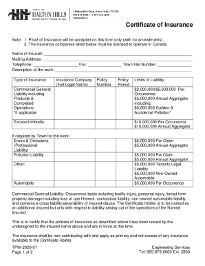 Fillable Online Obtain Proof of Insurance of Your Car Insurance Policy ...