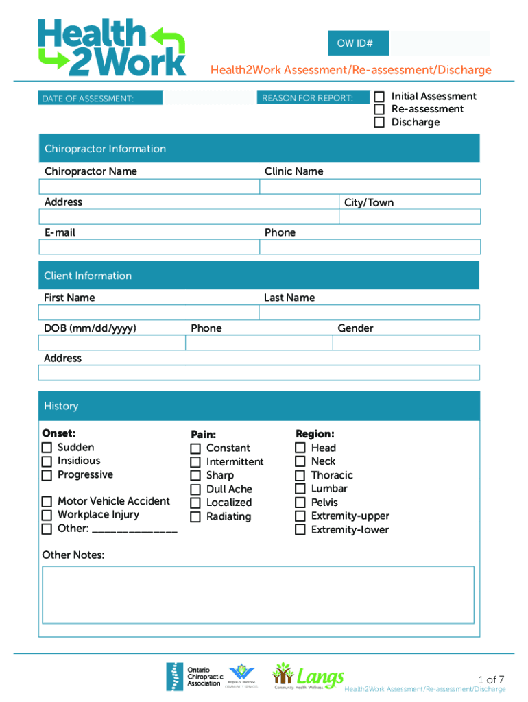 Fillable Online FINAL-Assessment-Reassessment-Discharge-Form-H2W-Aug-4-2020.pdf Fax Email Print ...