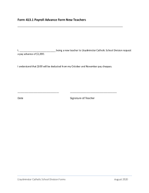 Fillable Online SALARY ADVANCE REQUEST AND PAYROLL DEDUCTION ...