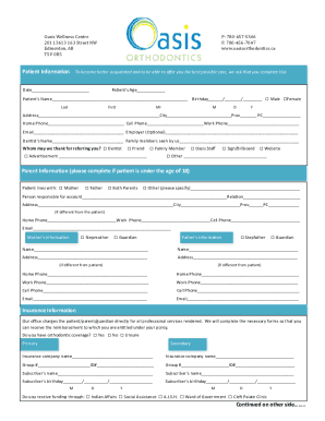 Fillable Online New Oasis NP form PDF.pdf Fax Email Print - pdfFiller