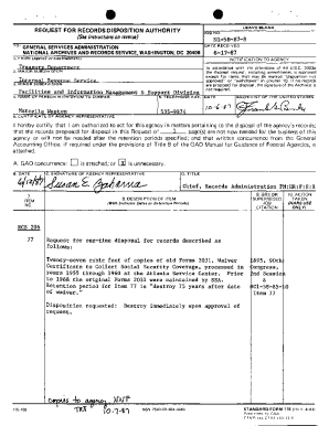 Fillable Online Waiver Certificates to Collect Social Security Coverage ...