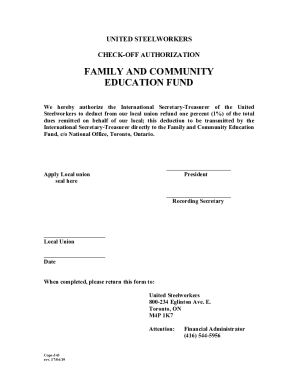 Fillable Online Check-Off Authorization Form EN.doc Fax Email Print ...