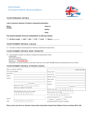 Fillable Online HCA Membership Form.docx Fax Email Print - pdfFiller