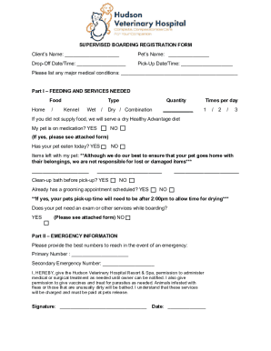 Fillable Online hvh-supervised-boarding-registration-form-0905 Fax ...