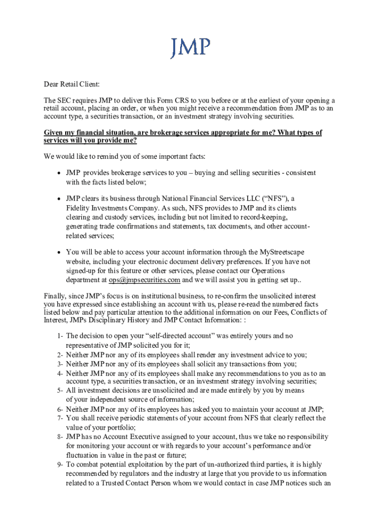 Fillable Online SEC Issues Risk Alerts on Compliance with Reg BI and ...