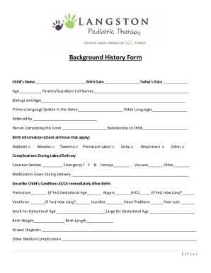 Fillable Online Background History Form.docx Fax Email Print - pdfFiller