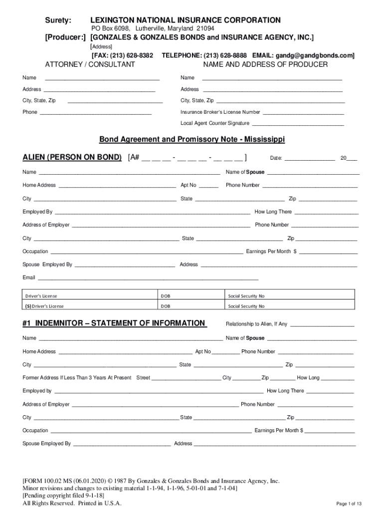 Fillable Online Gonzales And Gonzales Immigration Bond Laws - Law ...