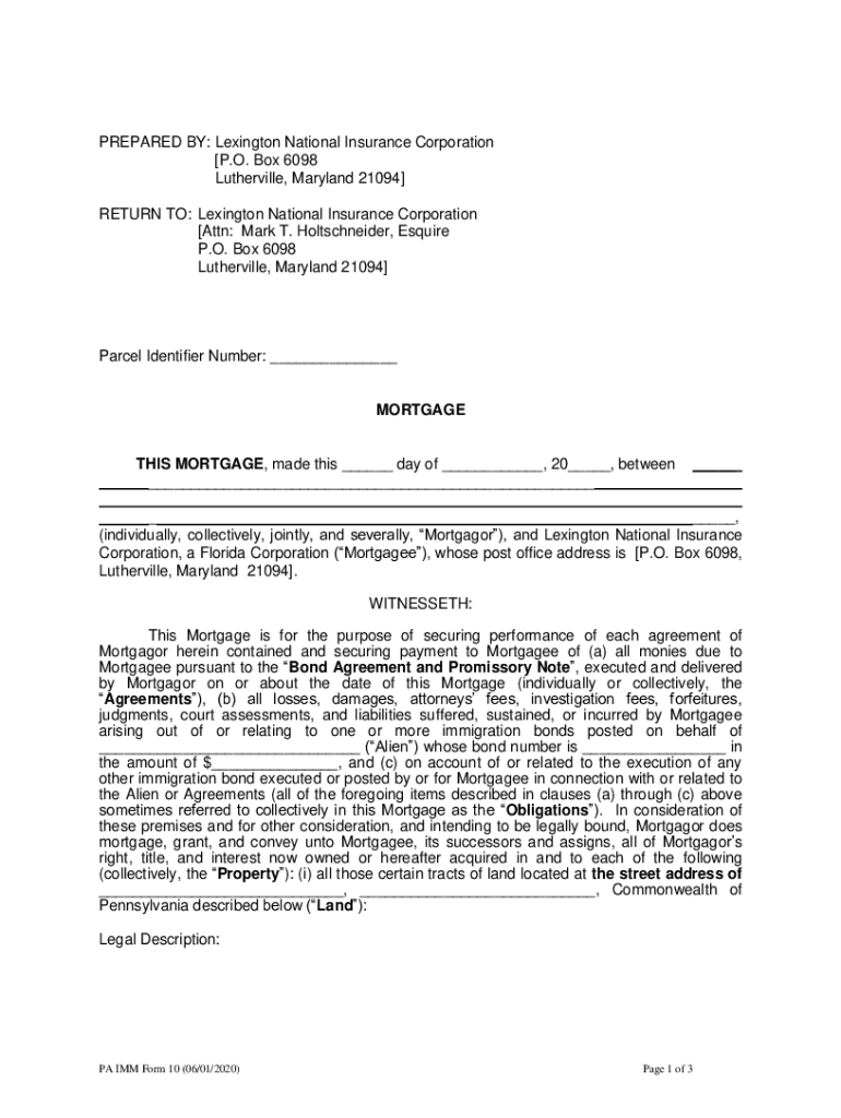 Fillable Online RETURN TO: Lexington National Insurance Corporation P.O ...