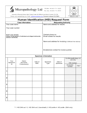 Fillable Online HID Request form Aug2019.doc Fax Email Print - pdfFiller