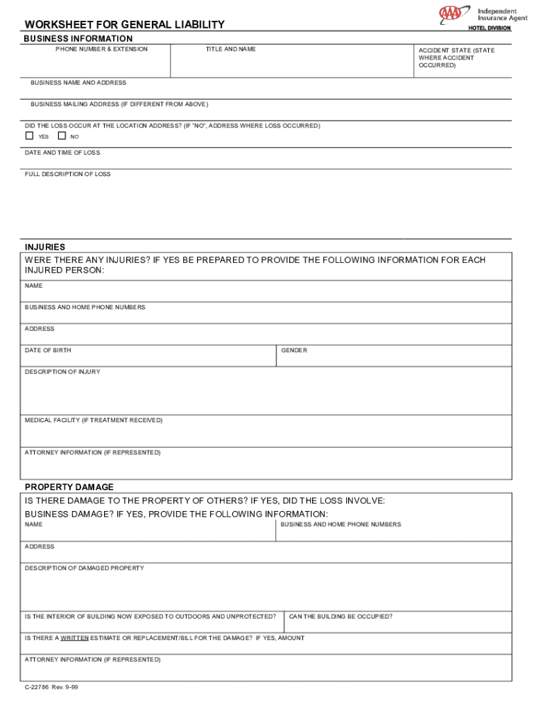 Fillable Online GL-Claim-Form.pdf Fax Email Print - pdfFiller