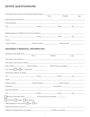 Fillable Online Trust Administration Intake Form - Collier Law Fax ...