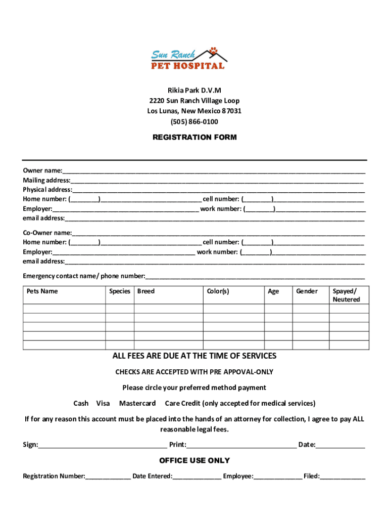 Fillable Online Patient Registration Form - Winter Haven Derm Fax Email Print - pdfFiller