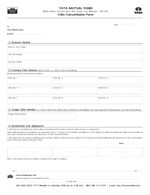Fillable Online Nomination Form - TATA MUTUAL FUND Fax Email Print ...
