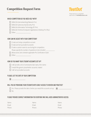 Fillable Online FREE 10+ Contest Registration Form Templates in MS Word ...