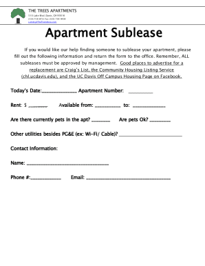 Fillable Online BBQ Area Reservation Form - The Trees Apartments Fax ...