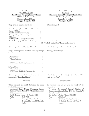 Fillable Online Draft PoA (Bilingual) Fax Email Print - pdfFiller