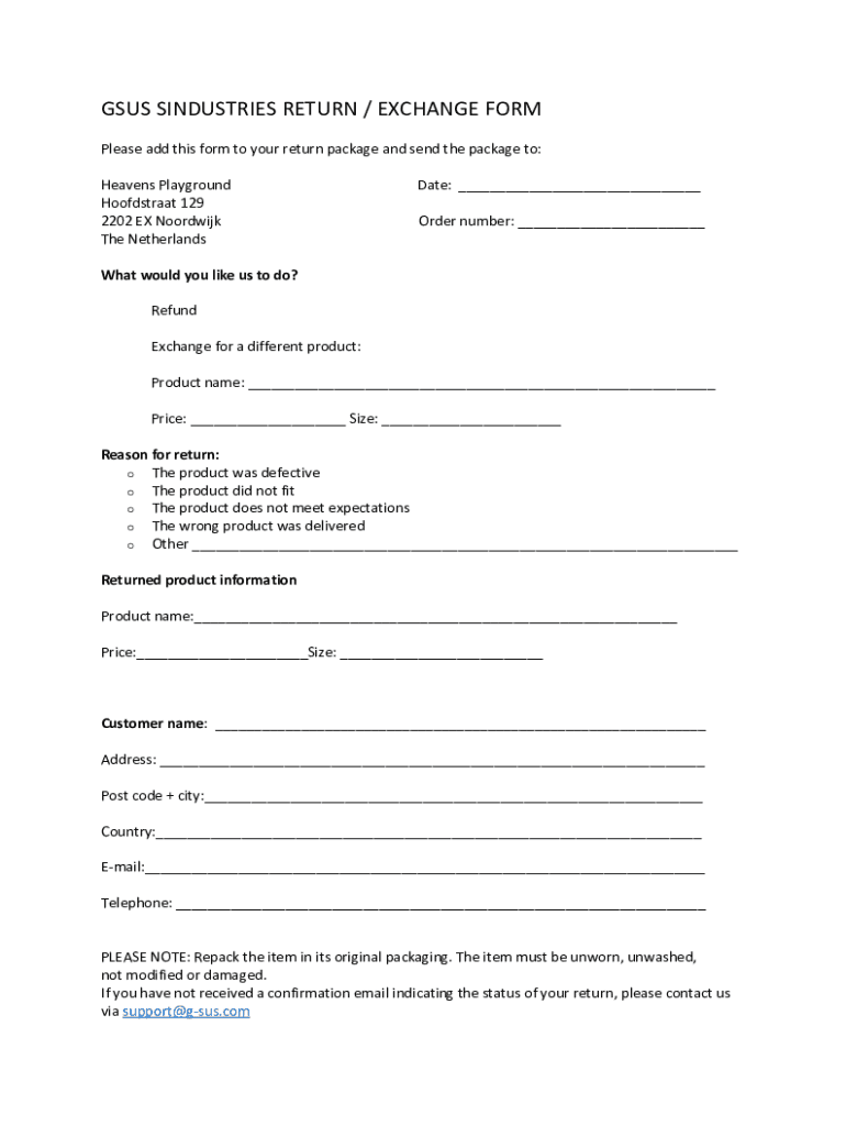 Fillable Online Sample Form 3311 American Goods Returned ... - FedEx ...