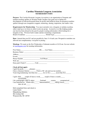 Fillable Online CMLA-Membership-Form Fax Email Print - pdfFiller
