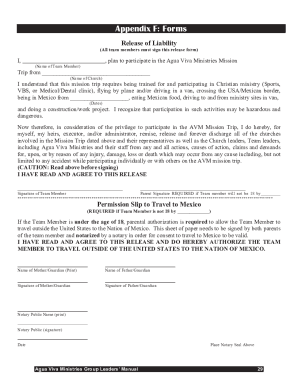 Fillable Online Appendix F: Forms Fax Email Print - pdfFiller