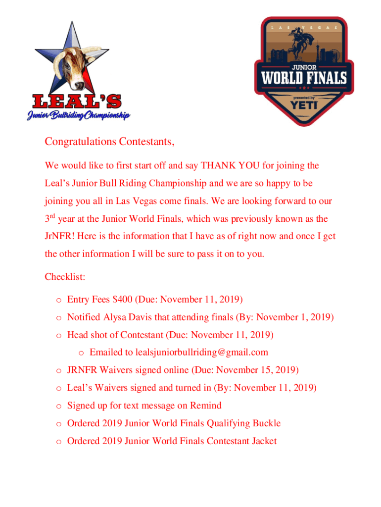 Fillable Online 20 Heartfelt Congratulations Messages to Contest ...