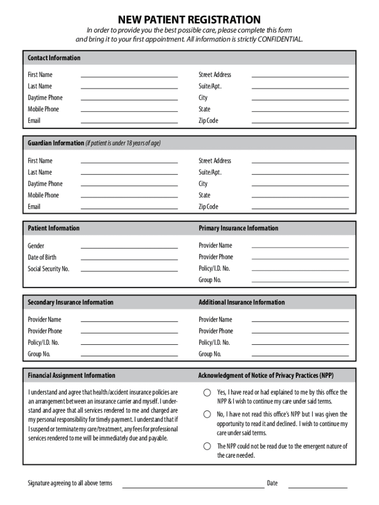 Fillable Online Anaheim Family Optometry - New Patient Form Fax Email ...