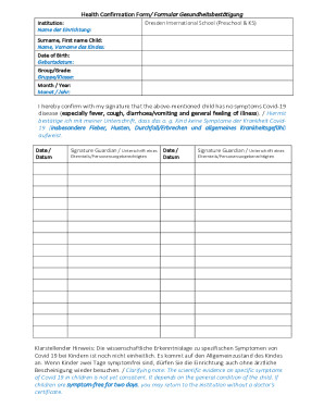 Fillable Online Form Health confirmationEnglishGerNEW.docx Fax Email ...