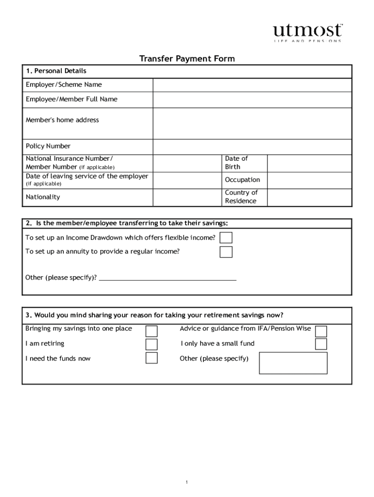 Fillable Online FREE 43+ Sample Transfer Forms in PDFMs WordExcelFREE 43+ Sample Transfer Forms ...