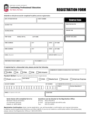 Fillable Online Fill - Free fillable Registration - Registration Form ...