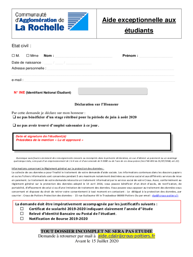 Remplissable En Ligne Rglement d action sociale. les aides aux ... - docplayer.fr Fax Email ...