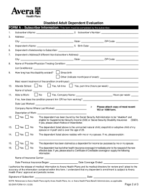 Fillable Online How to Claim Disabled Adults as Dependents on Income ...