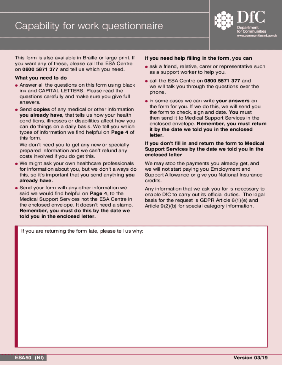 how-to-add-notes-to-esa50form