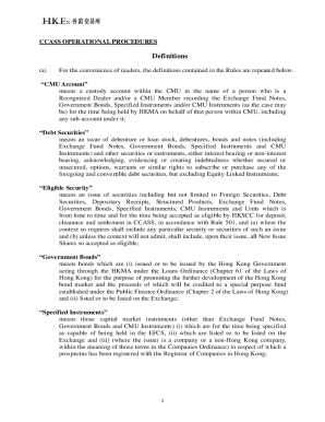Fillable Online CCASS Operational Procedures - HKEX Fax Email Print ...