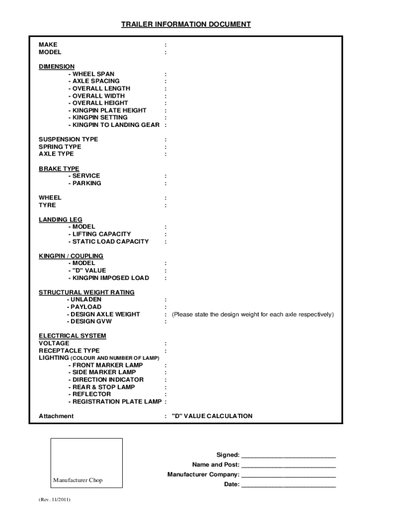 Fillable Online TABLE I: Maximum legal dimensions of motor vehicles Fax ...