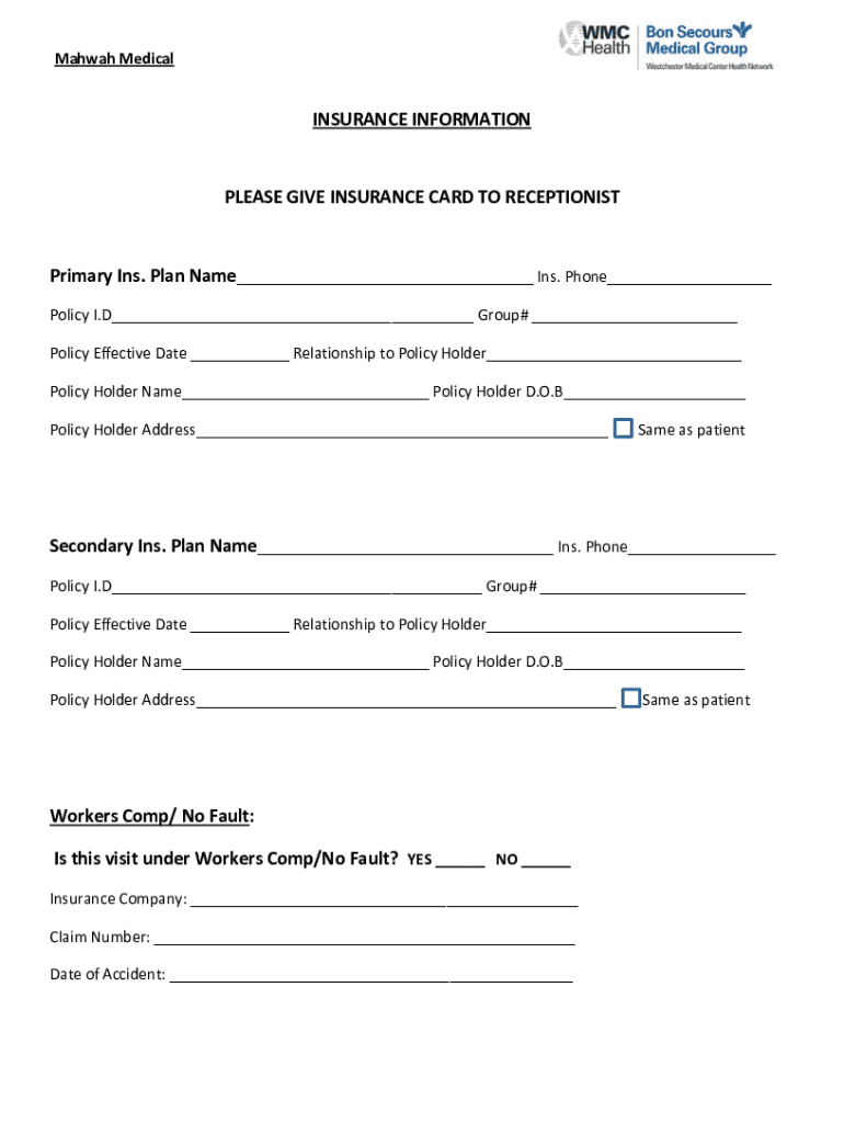 Fillable Online Forms and Information - HMAA Fax Email Print - pdfFiller