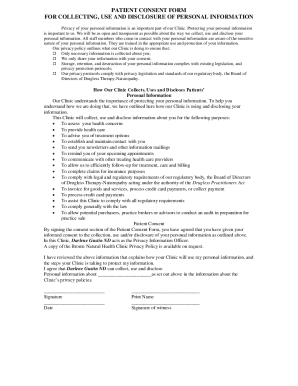 Fillable Online Informed Consent Form - Targeted Hypnotherapy Fax Email ...
