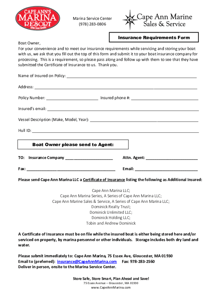 Fillable Online Everything You Ever Wanted To Know About Marina ...