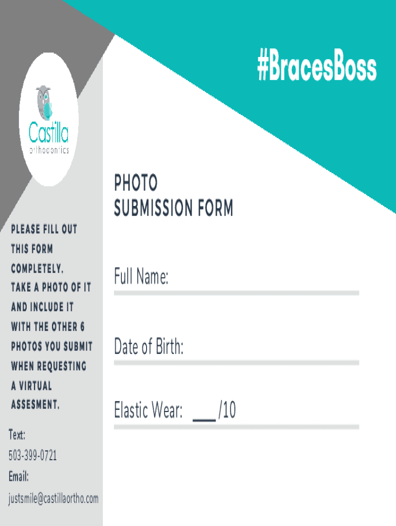 Fillable Online BRACES BOSS SUBMISSION FORM-ENG Fax Email Print - pdfFiller