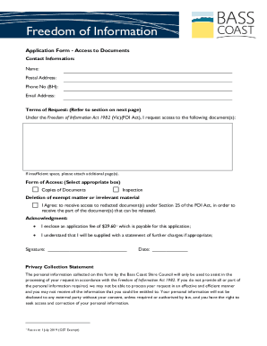 Fillable Online How to make a freedom of information (FOI) request ...