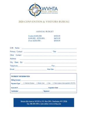 Fillable Online CVB Name: Fax Email Print - pdfFiller