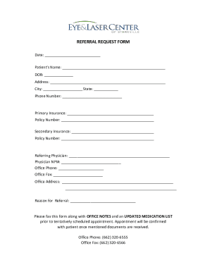 Fillable Online Referral Request Form - University of California, Davis Fax Email Print - pdfFiller