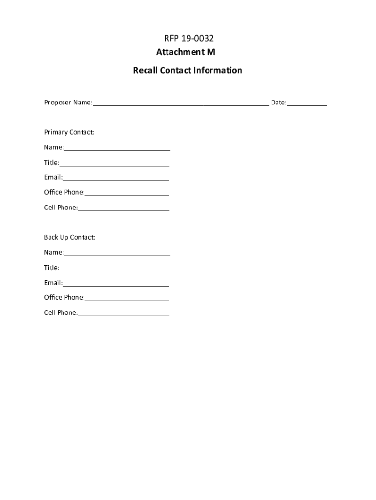 Fillable Online Attachment A (Contract Attachment 1) Contract Signature ...