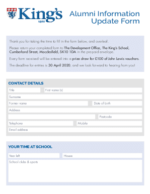 Fillable Online Alumni Registration Form TemplateJotFormHow to Write a ...