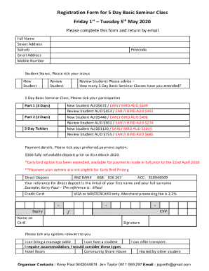 Fillable Online Seminar Registration Form TemplateJotFormSeminar ...